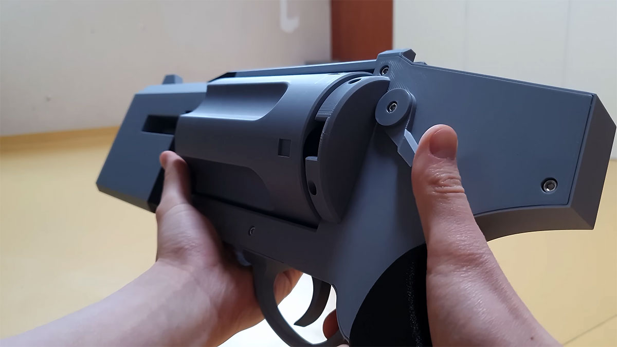 25mm Revolver Hand Cannon By Flasutie: Propelled By HHO Gas!