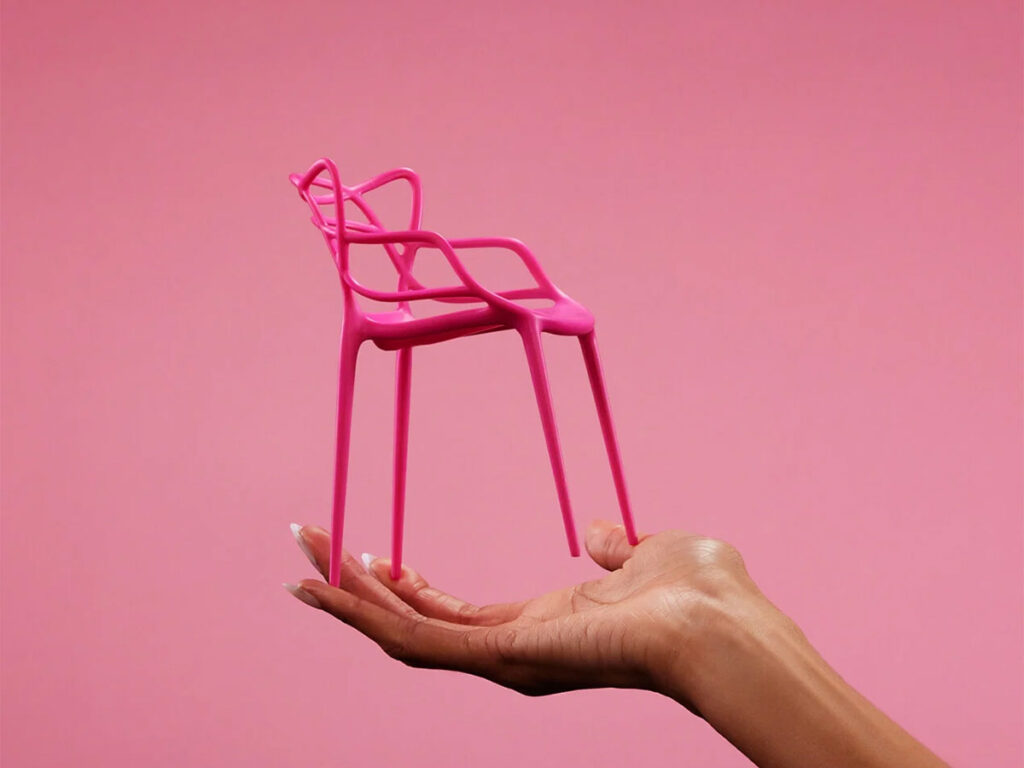 Barbie x Kartell 5-Piece Doll-sized Chair Set: Kartell’s Iconic Chairs ...