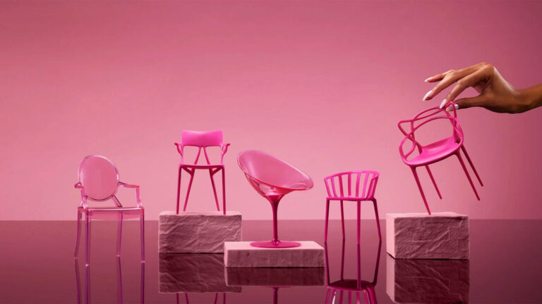 Barbie x Kartell 5-Piece Doll-sized Chair Set: Kartell’s Iconic Chairs ...