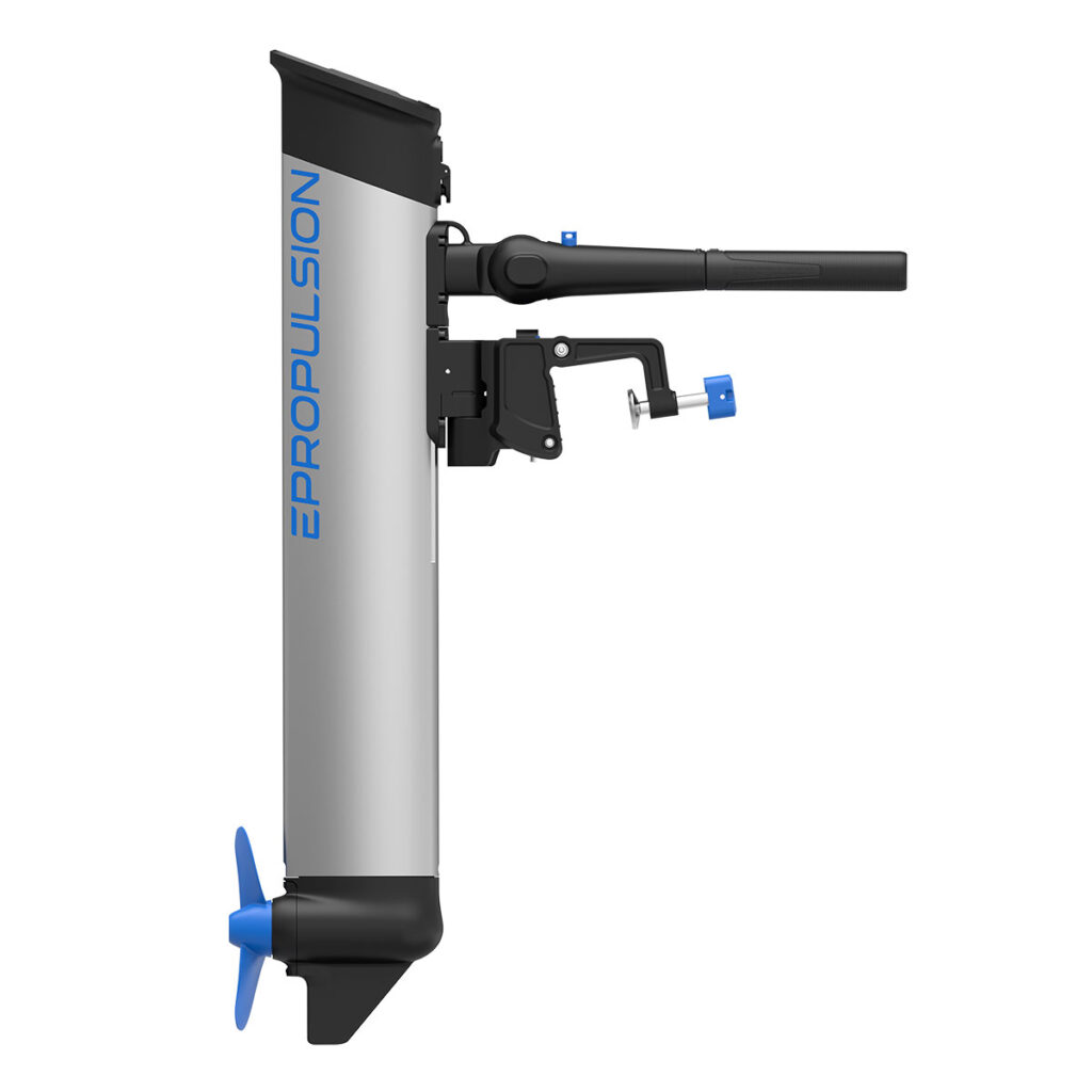 ERKE Marine eLITE Electric Outboard Motor Has A Rudder-like Shaft Where ...