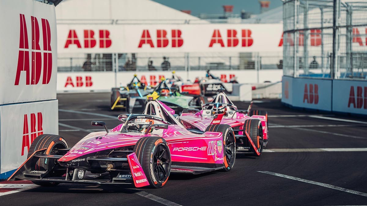 Fluorescent Porsche 99X Electric Formula E Race Car Is Just Too Hot!