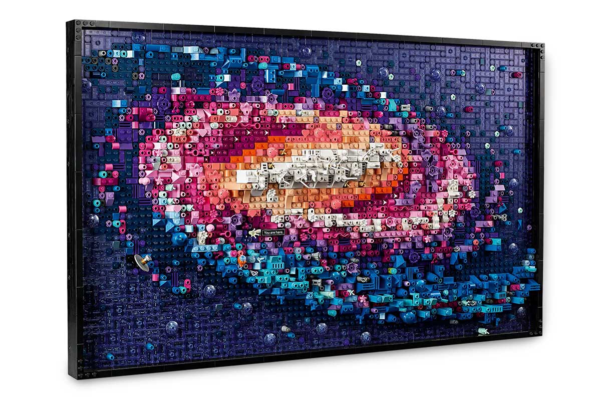LEGO Art The Milky Way Galaxy Lets You Recreate The Spiral Galaxy With ...