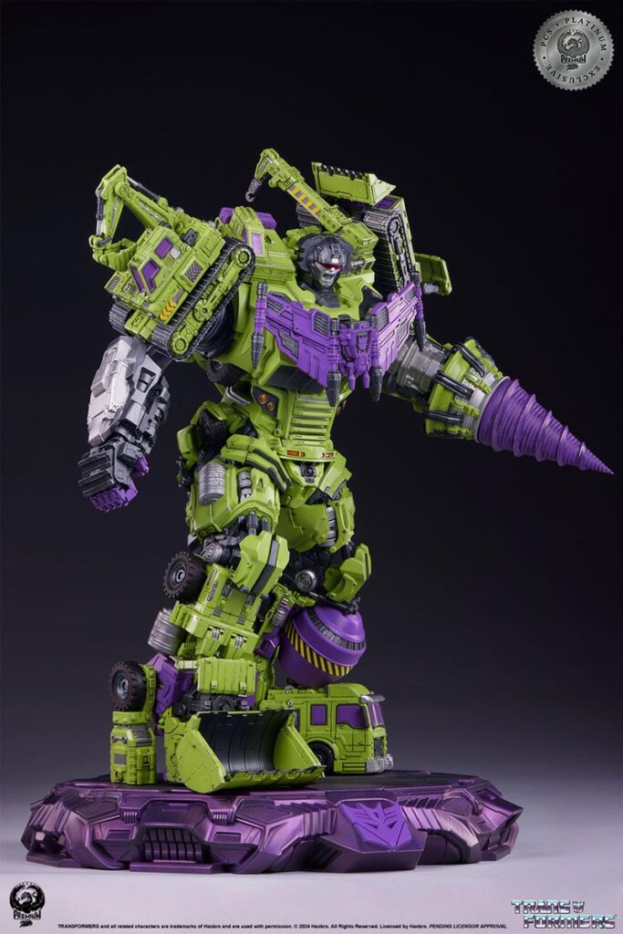 Premium Collectibles Studio Transformers Devastator Platinum Ex Statue ...