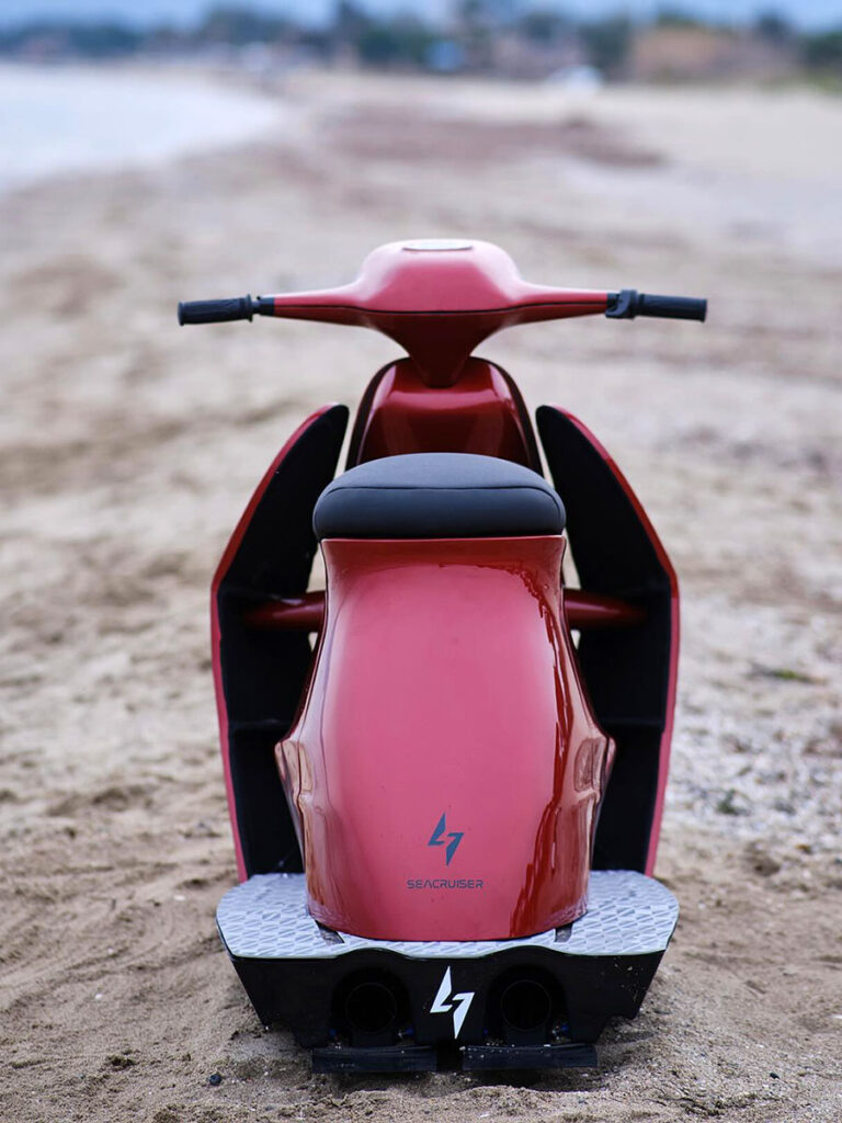 Searider: Electric-powered Sea Motorcycle. No. It Is Not A Jet Ski