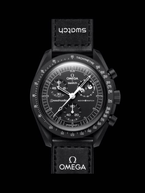 Swatch Bioceramic MoonSwatch Mission To The Moonphase Now Comes In Black
