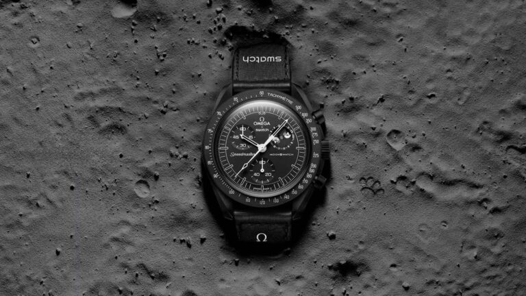 Swatch Bioceramic MoonSwatch Mission To The Moonphase Now Comes In Black