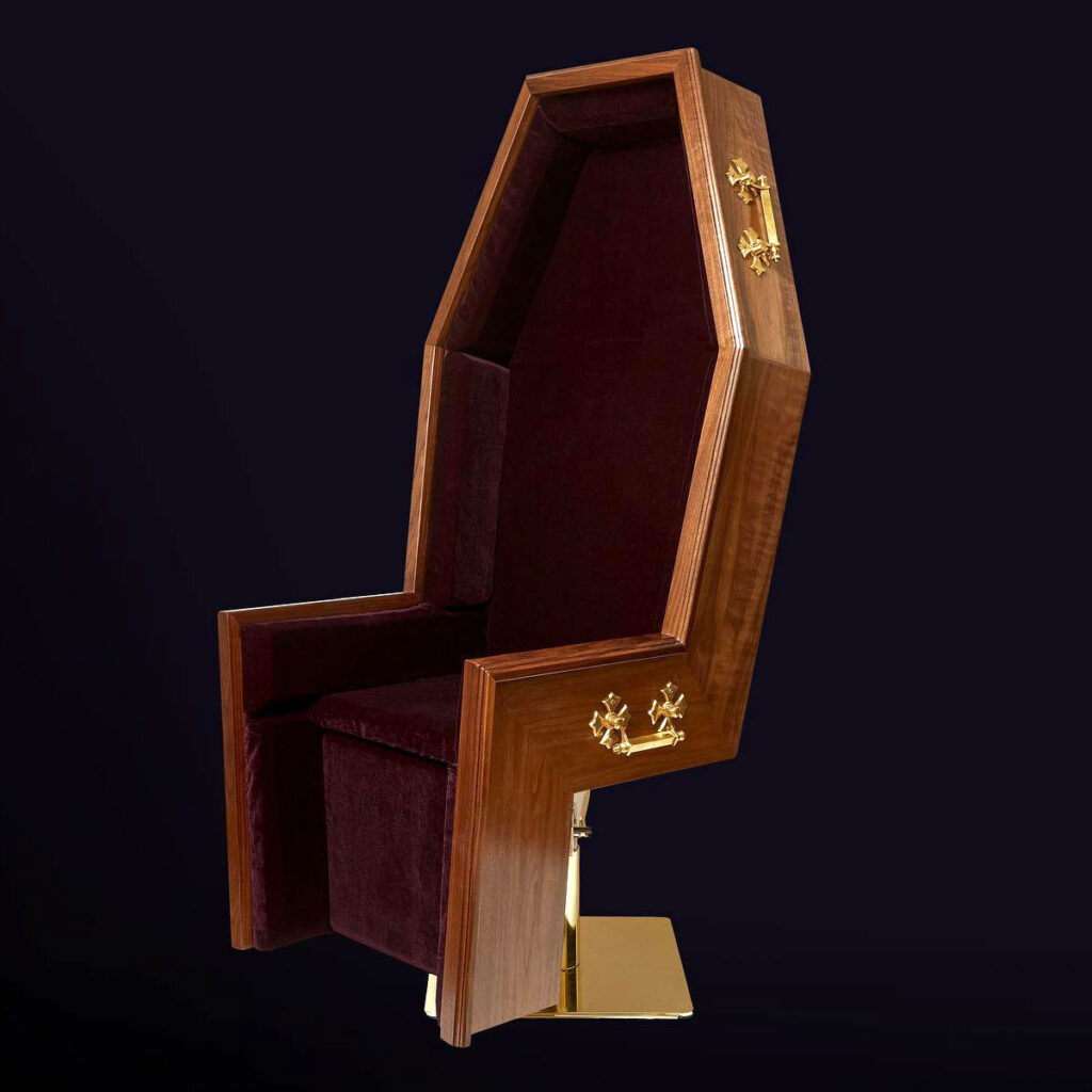 Working To Death: A Coffin Chair Aptly Called The Last Shift Office Chair By Chair Box Design