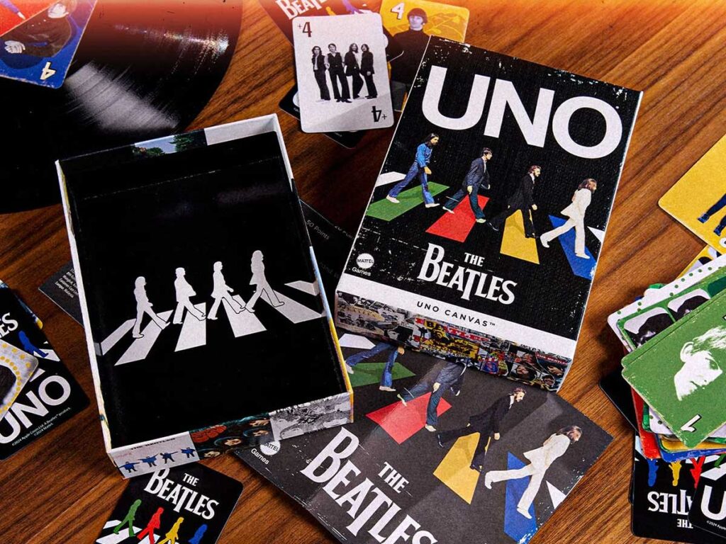UNO Canvas The Beatles Card Game: Perfect For A Very Retro Game Night