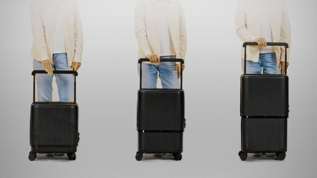 VELO 3-in-1 Expandable Hardside Luggage: One Suitcase, Three Sizes!