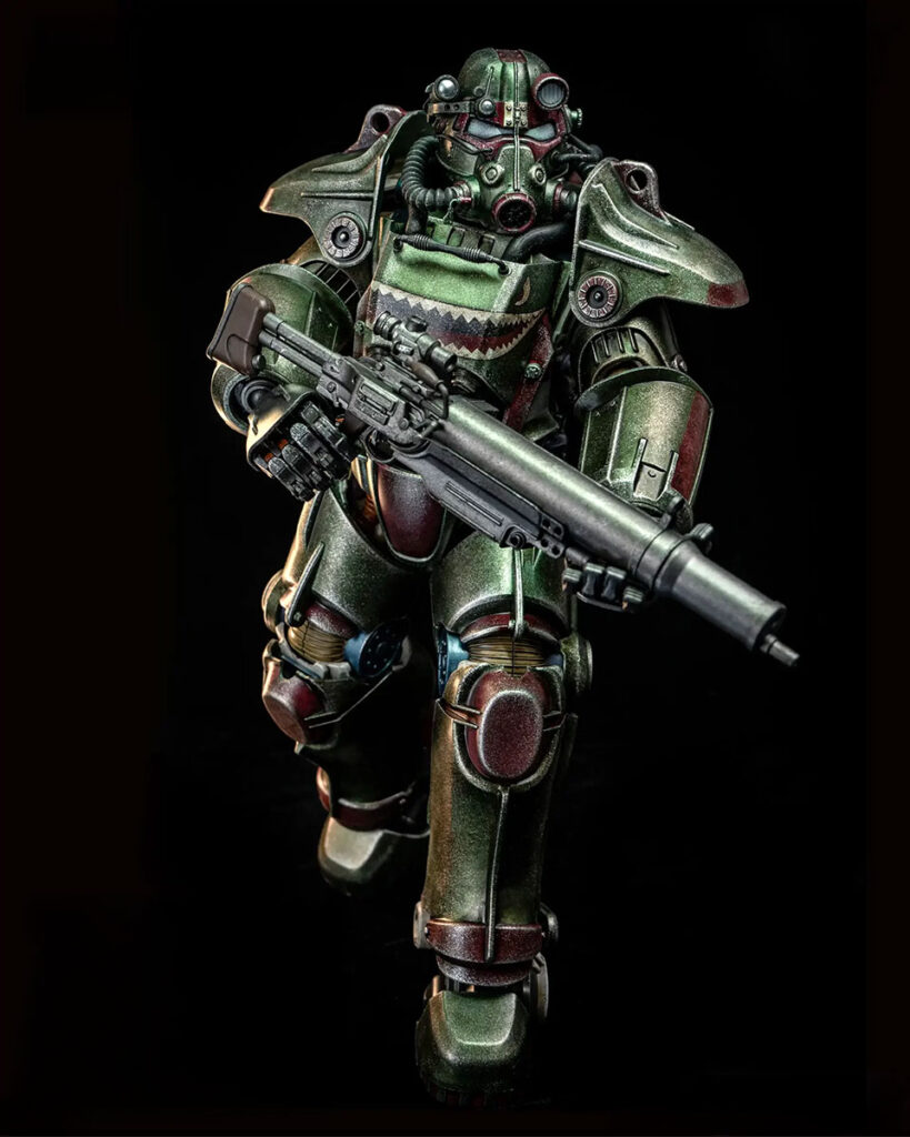 threezero Fallout 1/6 T-45 Hot Rod Shark Power Armor Figure: ‘nuff Said!
