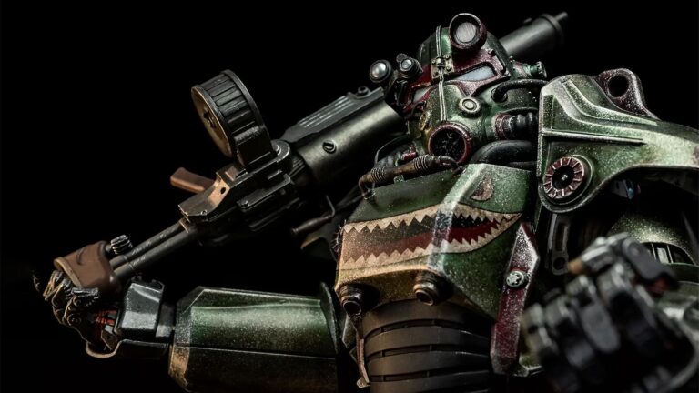 threezero Fallout 1/6 T-45 Hot Rod Shark Power Armor Figure: ‘nuff Said!