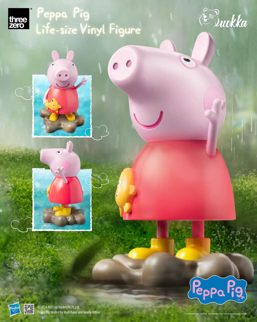Surprise! There Is A Peppa Pig Life-size Vinyl Figure!