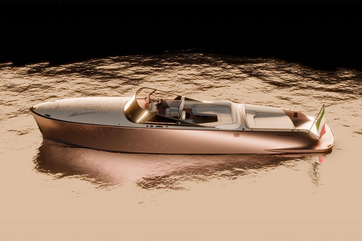 This Is Maserati TRIDENTE, Maserati’s First Electric Speedboat