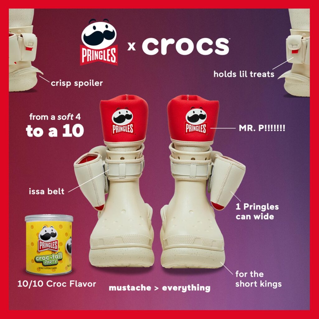 Meet The One-Of-A-Kind Pringles x Crocs Crush Boot And First-ever Crocs ...