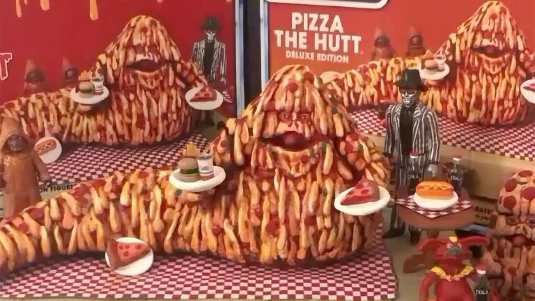 Retro Custom Art Pizza The Hutt Custom Resin Figure: If Jabba The Hutt ...
