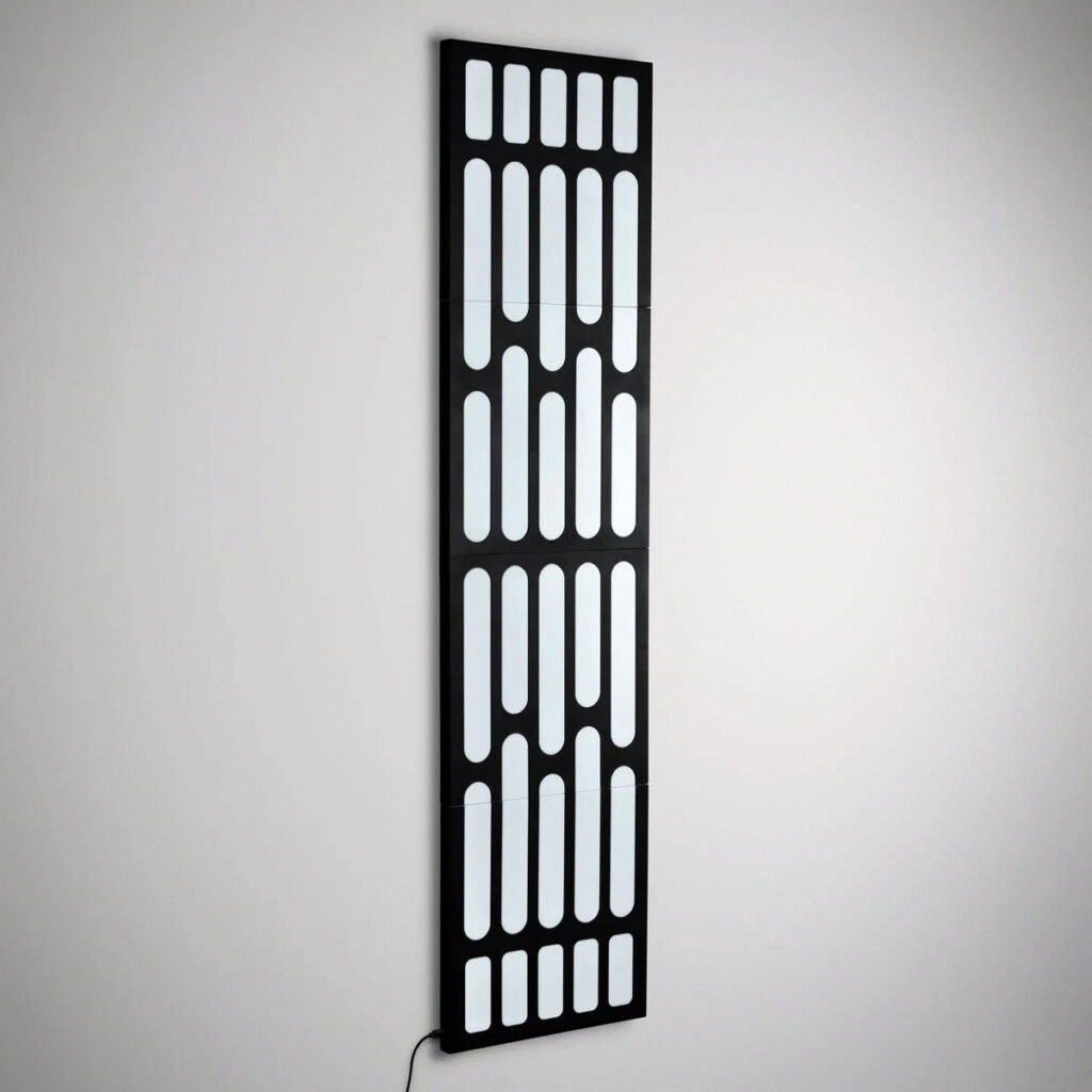 Light Up The Dark Side: The Star Wars Death Star Wall Panel Light