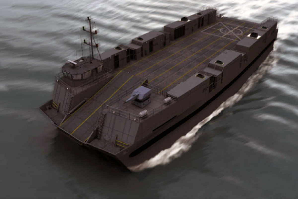 Textron Systems Surface Effect Cargo Amphibious Transport: Docks Or ...