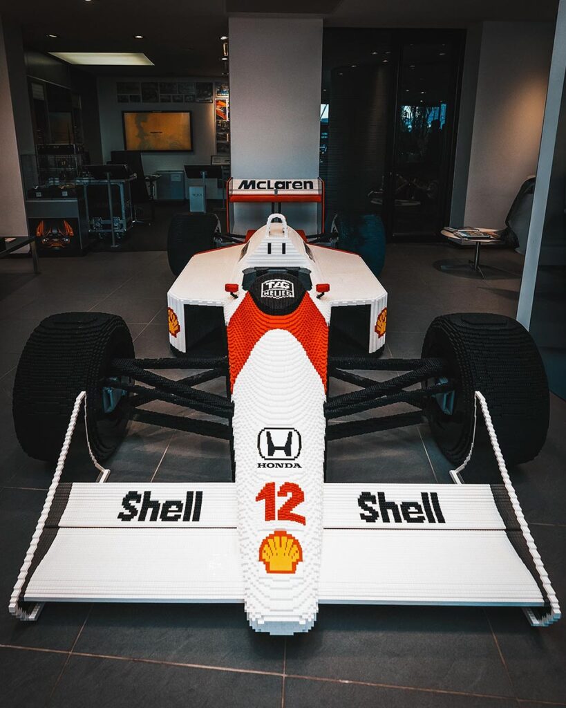 McLaren Commissioned A Lifesize LEGO McLaren MP4/4 Formula 1 Car