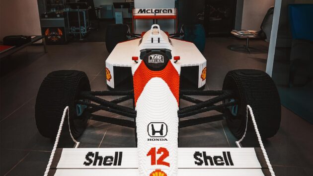 McLaren Commissioned A Lifesize LEGO McLaren MP4/4 Formula 1 Car