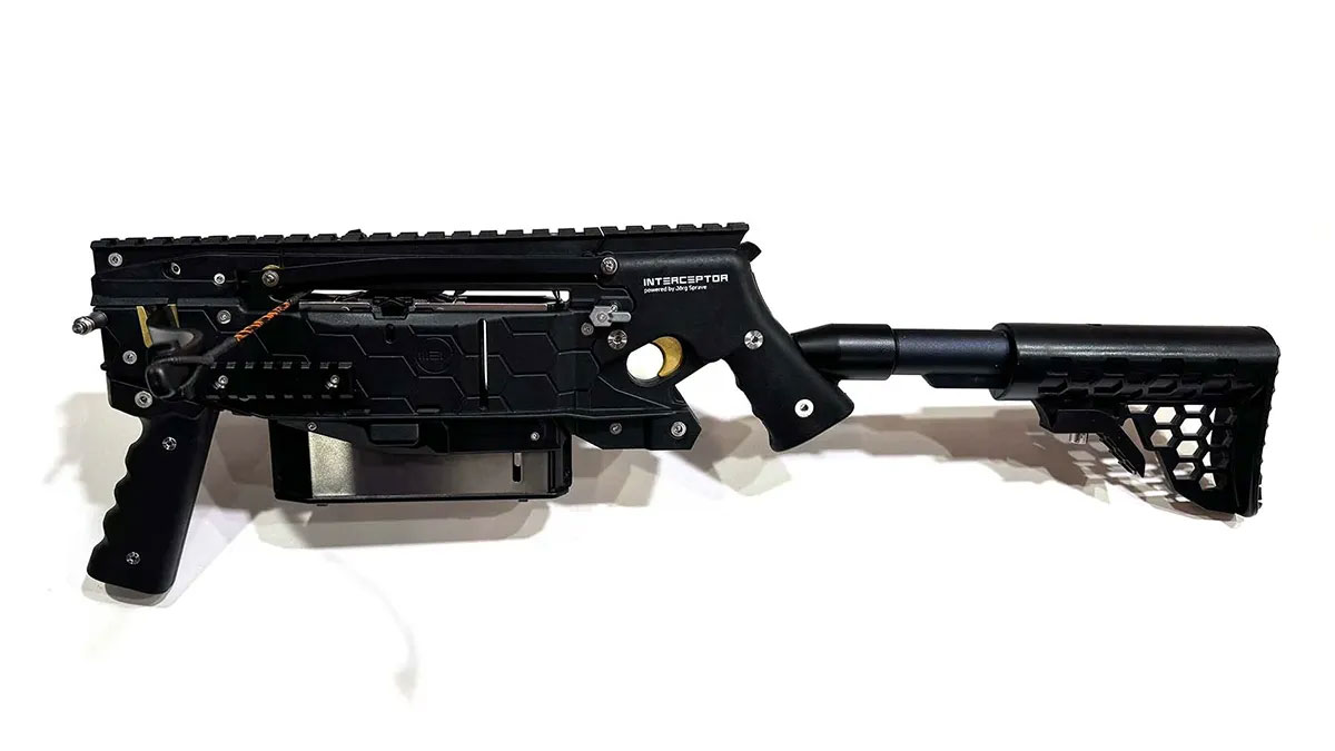 MEY Interceptor Assault Crossbow Has Bottom-mounted Magazine!