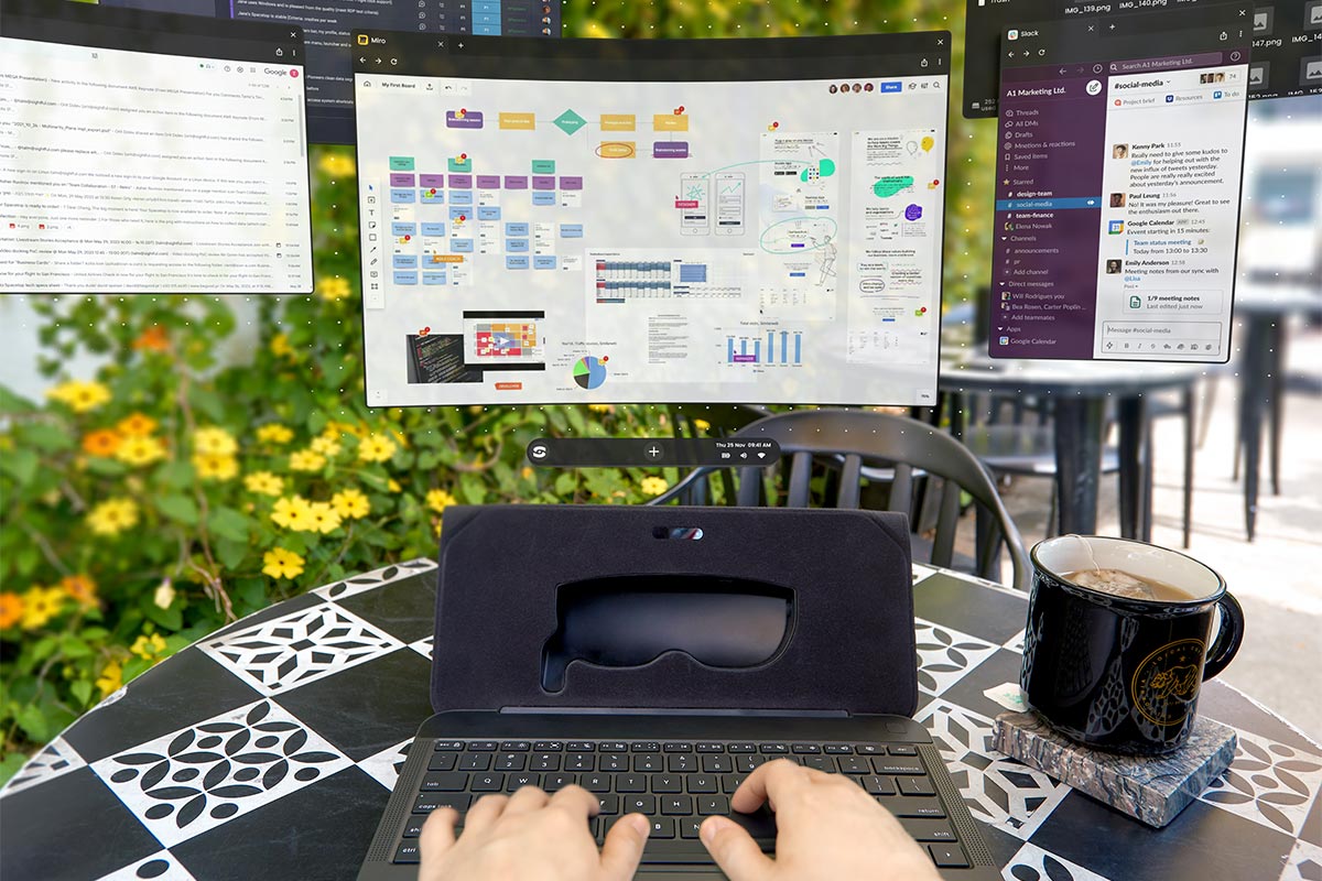 Spacetop G1 Augmented Reality Laptop: It’s A 100-inch Laptop Right In ...