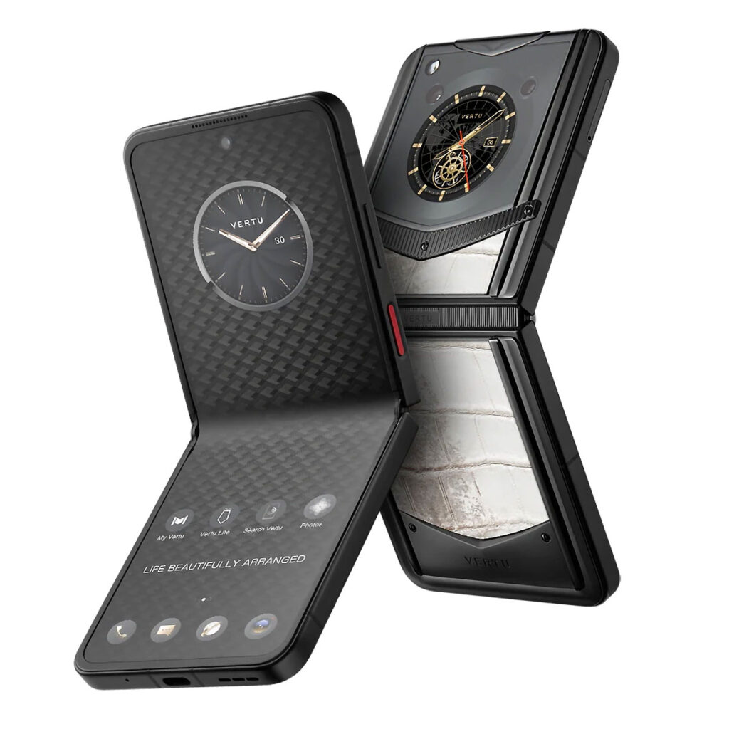 Vertu Ironflip: Folding Screen Flip Phone Goes Super Luxe
