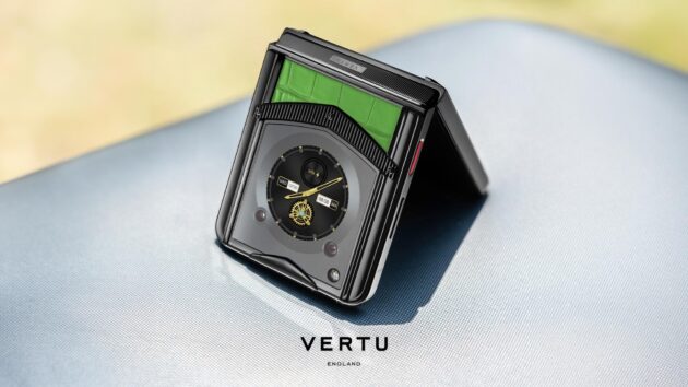 Vertu Ironflip: Folding Screen Flip Phone Goes Super Luxe