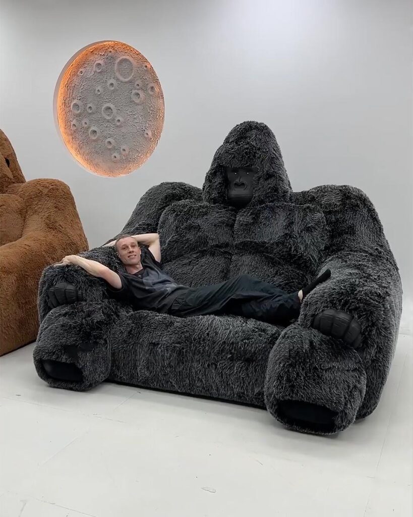 AI-generated Viral Gorilla Sofa Has Been Turned Into Real Furniture ...