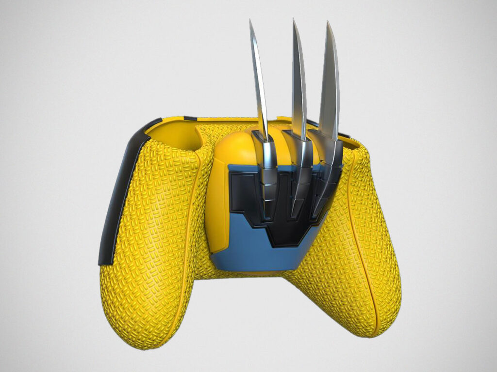Custom Wolverine Xbox Controller Case Cover By 3o3D: It Has Claws!