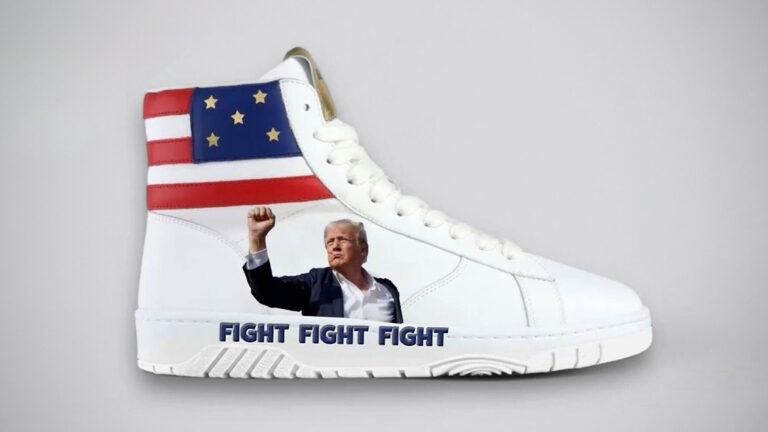 Donald Trump Fight Fight Fight High-Tops Sneakers: Turning Failed ...