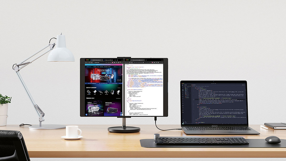 JSAUX FlipGo Portable Monitor Lite 15.6”: Compact, Lightweight External ...