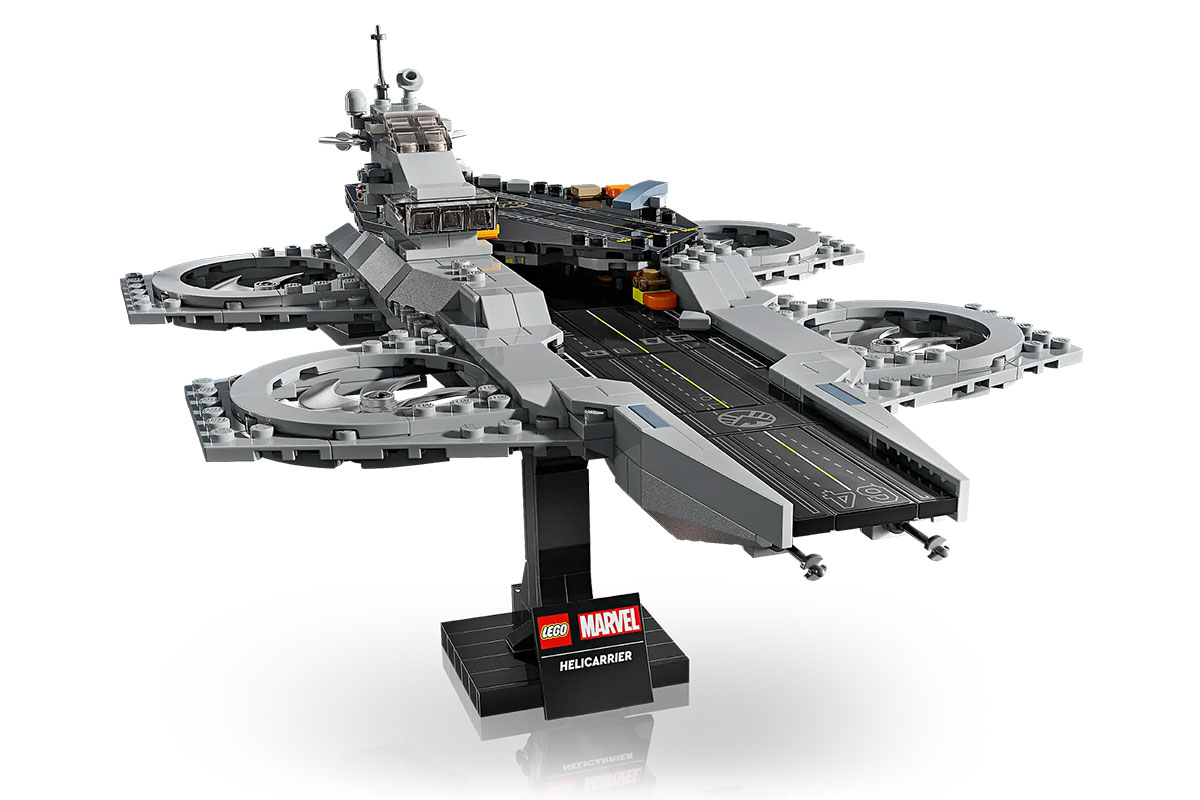 LEGO Marvel The Avengers Helicarrier (76295): Micro Scale Helicarrier ...