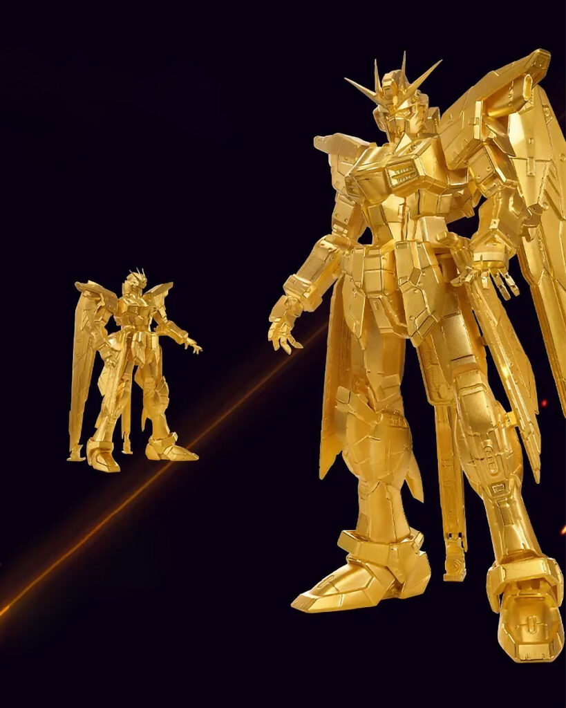 Chinese Jeweler Partnered With Gundam SEED For A 1,000g Pure Gold ...