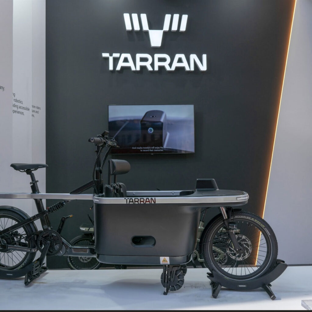 TARRAN T1 Pro Intelligent e-Cargo Bike Has “Land Gears” For Maneuvering ...