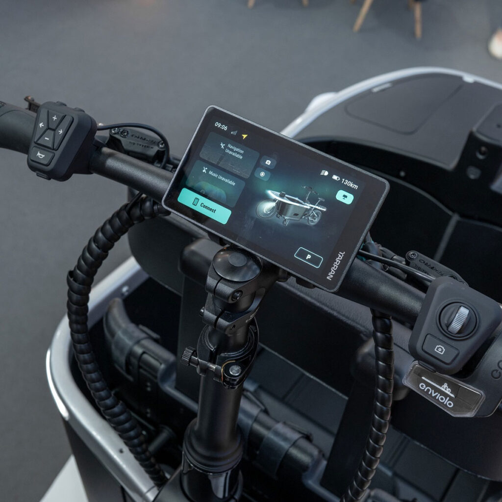 TARRAN T1 Pro Intelligent e-Cargo Bike Has “Land Gears” For Maneuvering ...