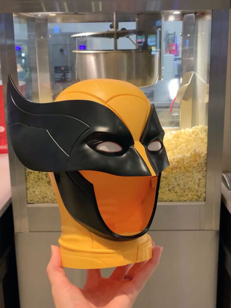 Wolverine Head And Deadpool Taxi Popbuckets By Cinemark, Plus A Tin ...