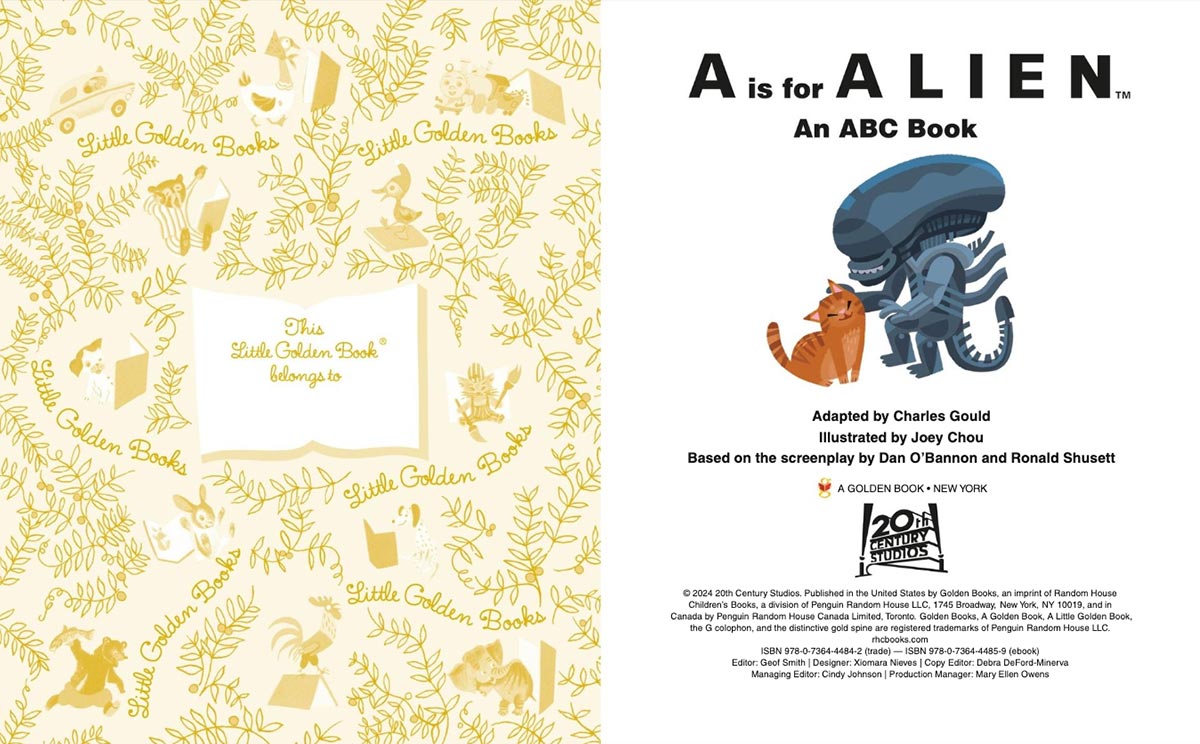 Disney Wants To Get Children Started With Alien With A Is For Alien: An ...