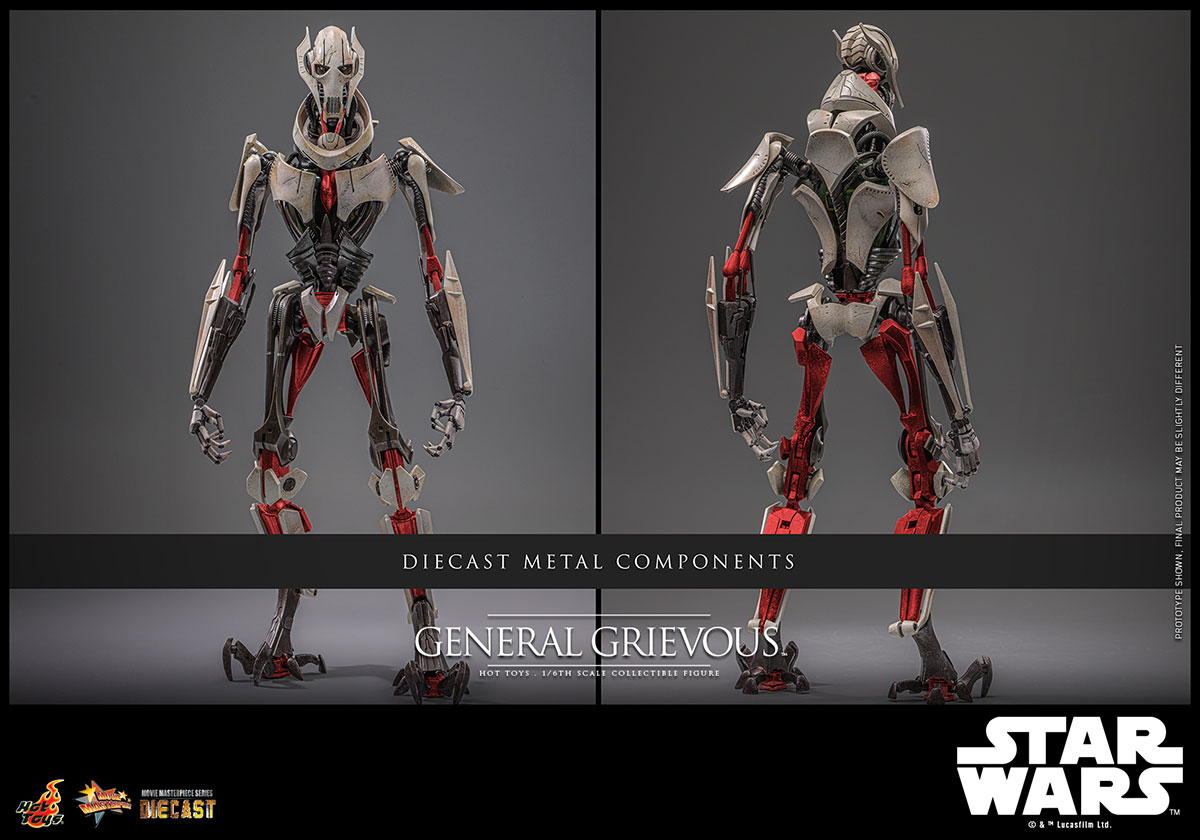 Hot Toys Star Wars General Grievous 1/6th Scale Collectible Figure ...