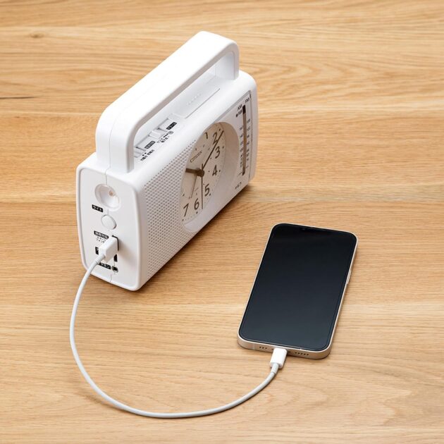 Rhythm 4RQ002-003 Disaster-preparedness Clock Is Not Just For Emergencies