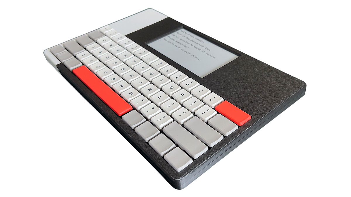 Zerowriter Ink Open-source e-paper Typewriter: A Spin On The Classic ...