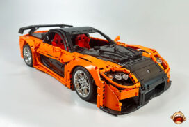 CaDA 1:8 Mazada RX-7 Is As Accurate As A Technic-style Widebody RX-7 ...