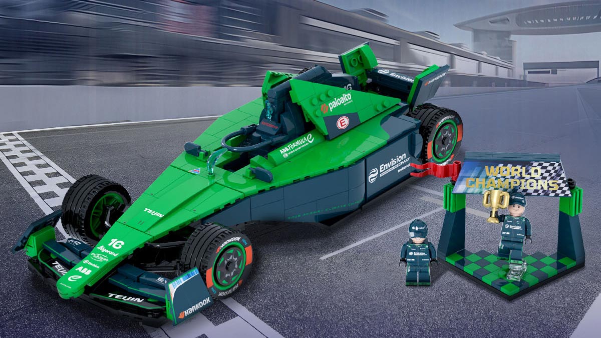 Pantasy Envision Formula E Electric Race Car Building Set Revealed!