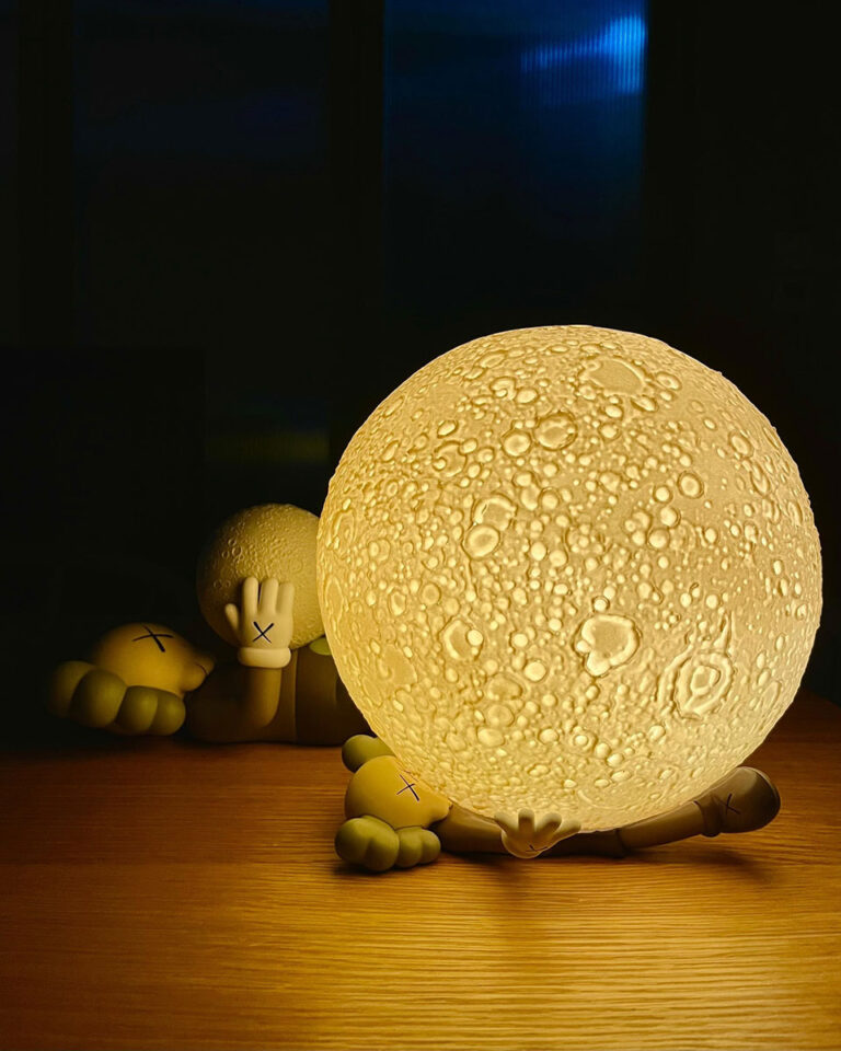 Kaws Big Moon Limited Edition Lamp: Companion Under The Crushing Weight ...
