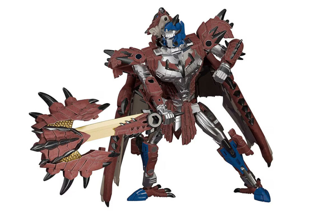 Monster Hunter x Transformers Liolaeous Prime Figure: Optimus Prime Is ...
