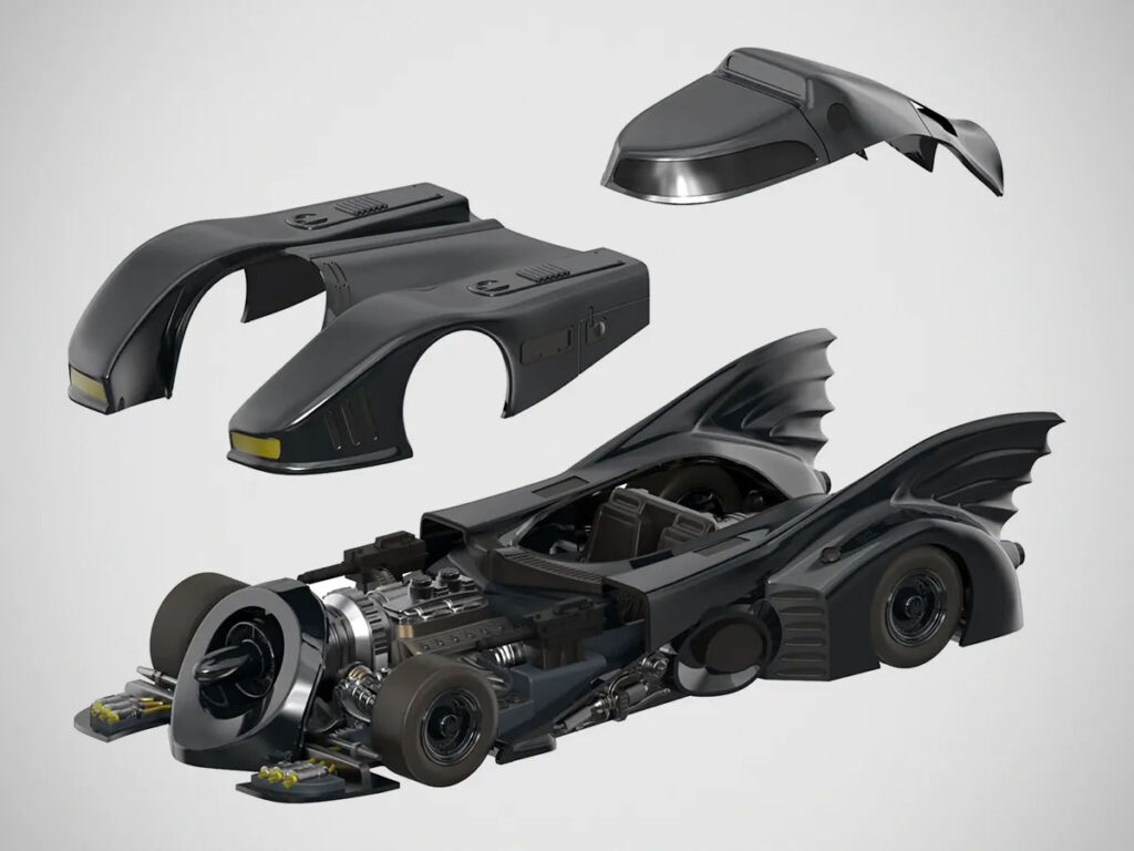 Super7 Batman Super Cyborg Batmobile [1989] Full Color: Removable ...