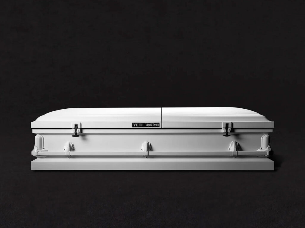 Yeti x Liquid Death Casket Cooler Sold For A Cool US$68,200