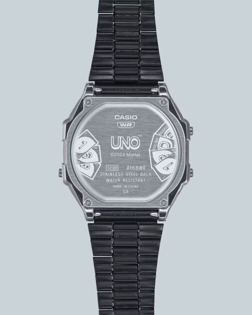 Casio Vintage UNO Collaboration A168WEUC-1A Watch: Maximum Retro Vibe!