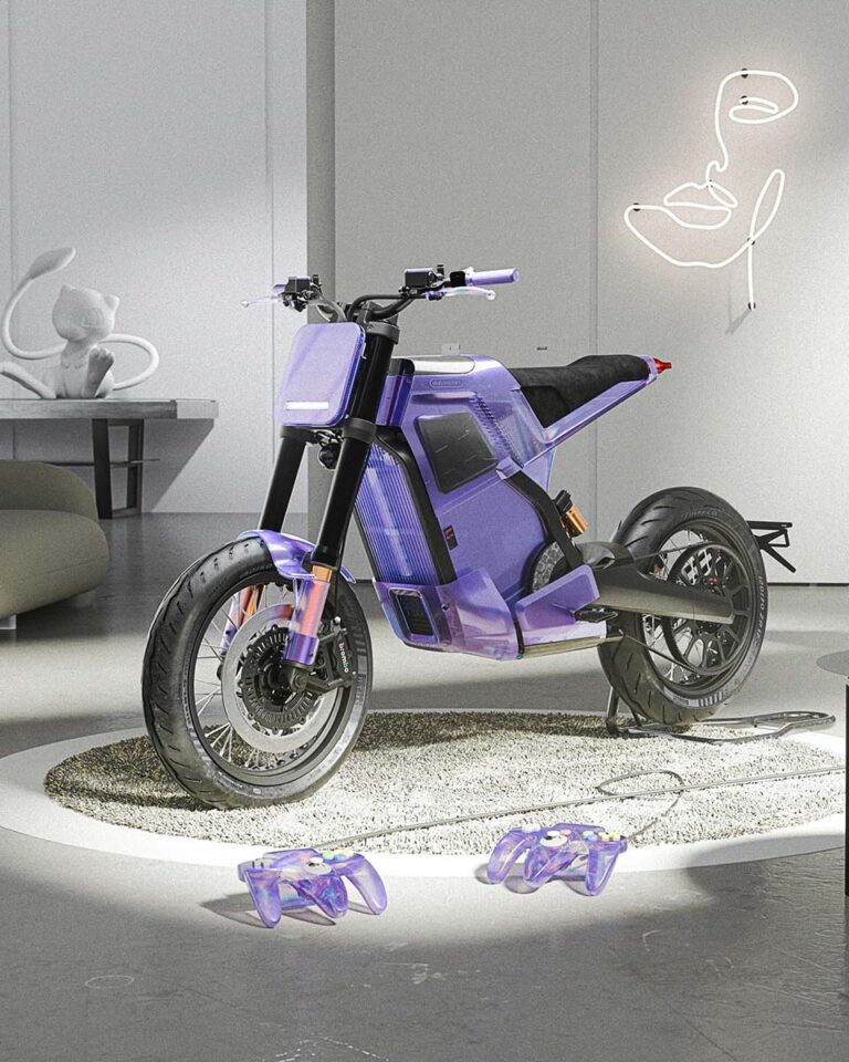 DAB 1ɑ Electric Motorcycle One-off Transparent Edition: The Geekiest ...