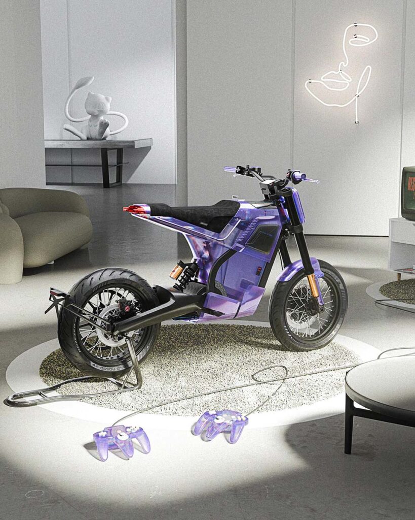 DAB 1ɑ Electric Motorcycle One-off Transparent Edition: The Geekiest ...