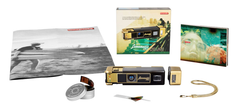 Lomomatic 110 Camera & Flash Bellagio Brass Edition Looks Uber Classy ...